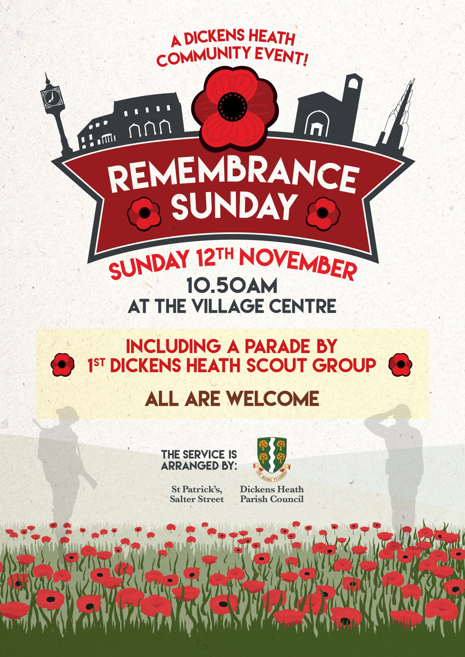 Remembrance Day Parade and Service – Dickens Heath Parish Council